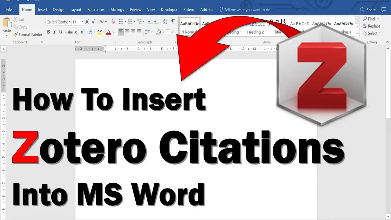 How To Use Zotero In Word To Reference Geniusasl