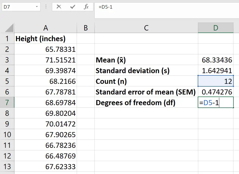 How To Find Test Statistic In Excel McAllister Relithis