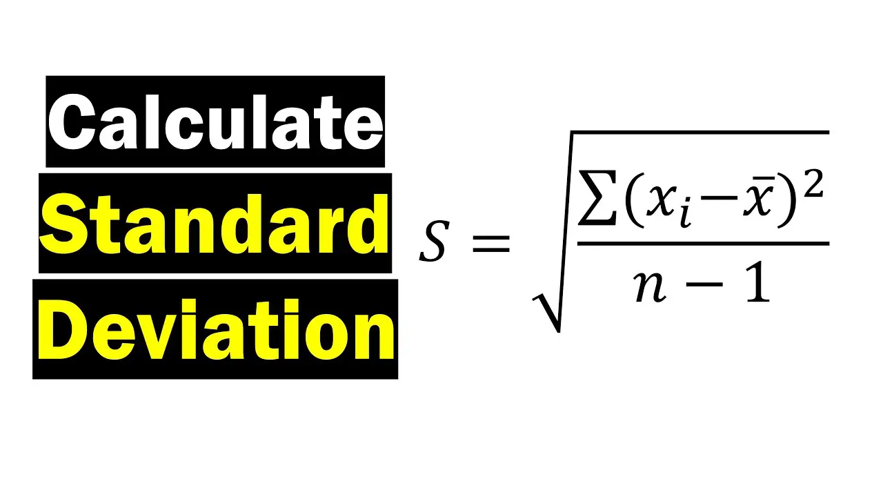 Thriller Clear Jumping Jack Calculation Of Standard Deviation